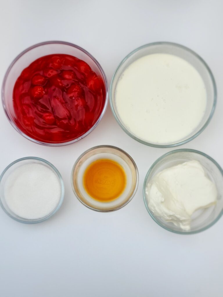 No Bake 5 Ingredient Cheesecake with Cherries Recipe - Frugal Tips and ...